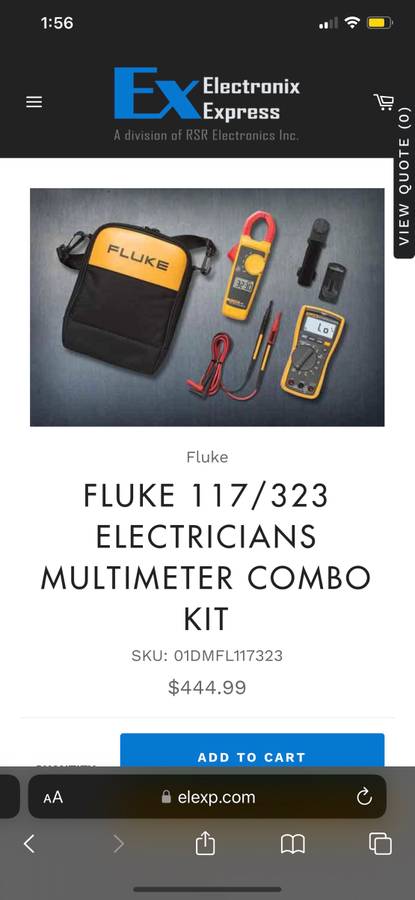 Fluke multimeter combo kit | Looknet