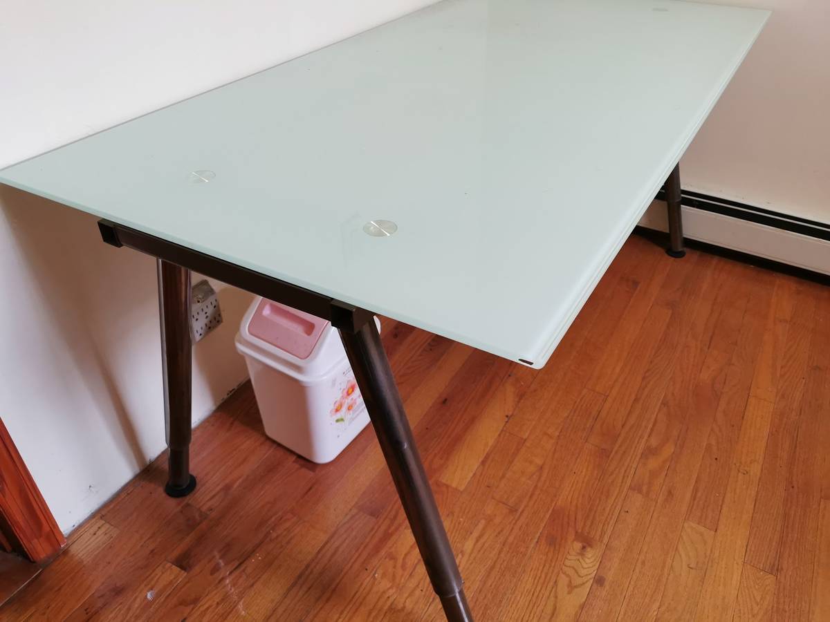 Ikea Glass Top Desk / Table 60 x 30