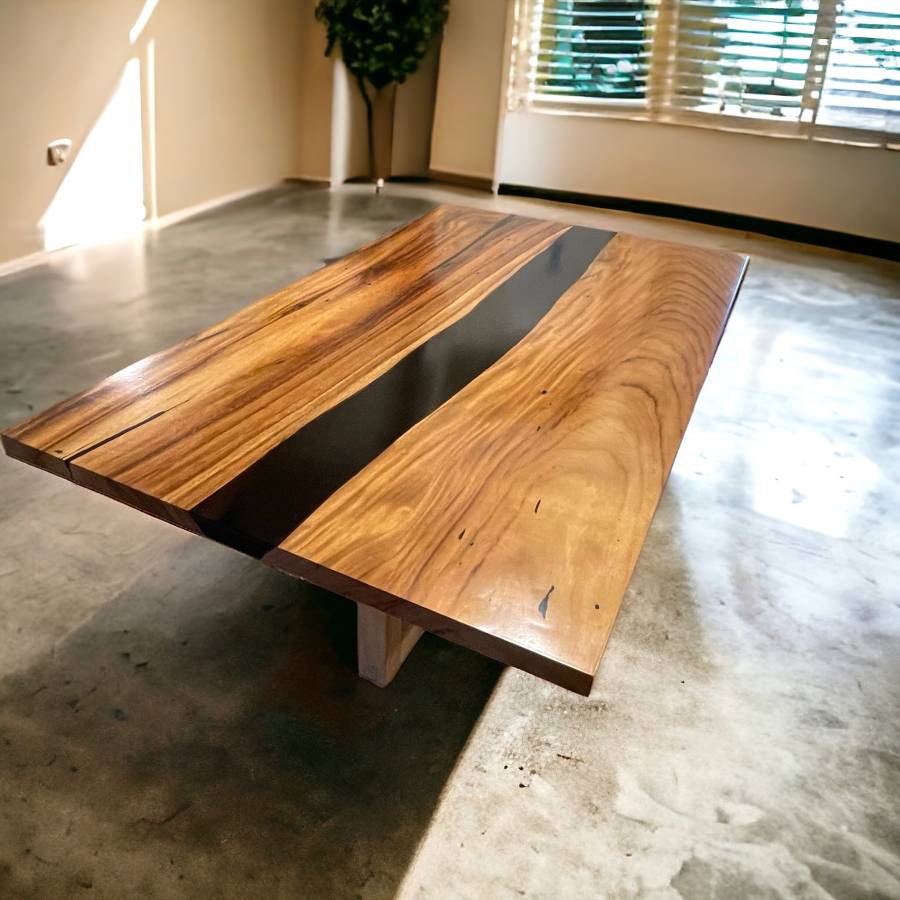 Parota Wood Dining Table Artisan Made