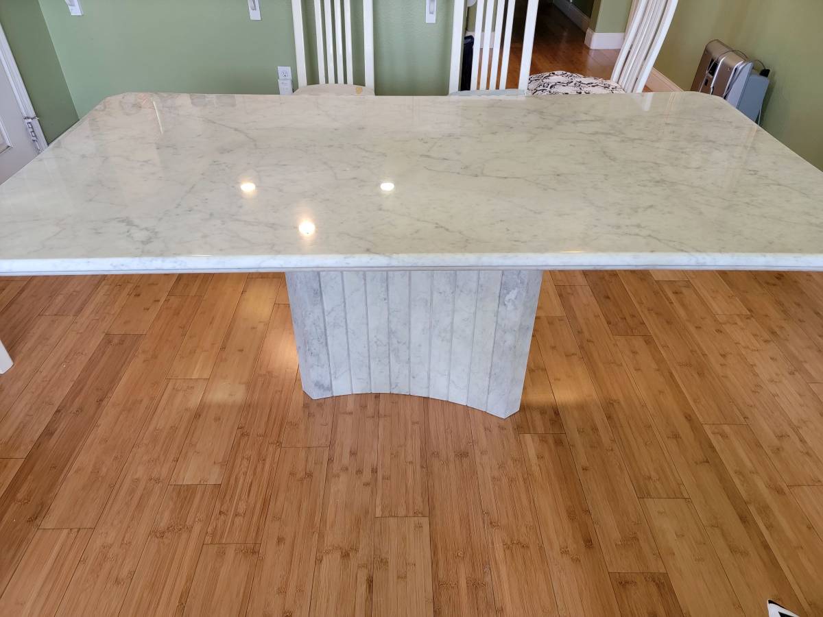 Italian Marble Dining Table