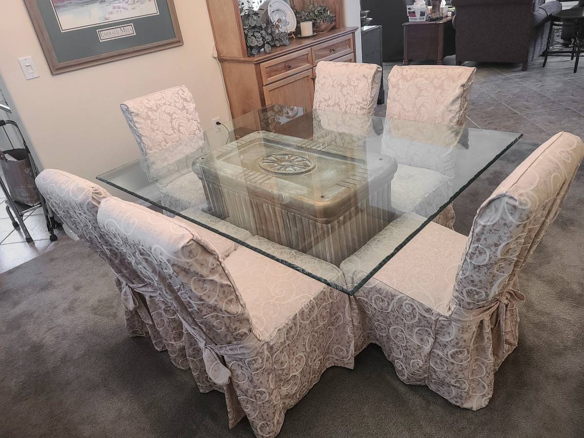 Custom Dining Room Formal Table & Chairs