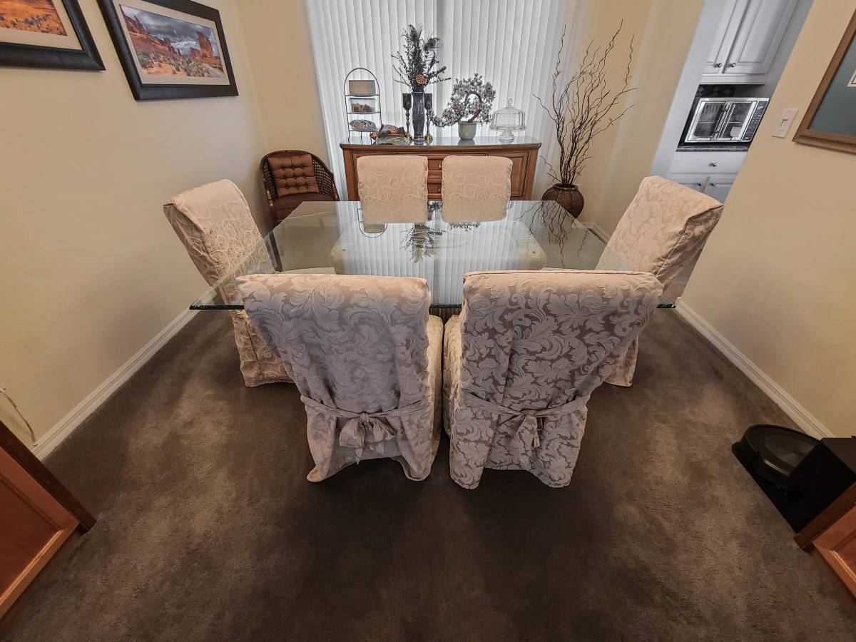 Custom Dining Room Formal Table & Chairs