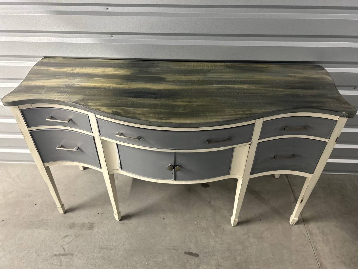 Refurbished Farmhouse Buffet Table