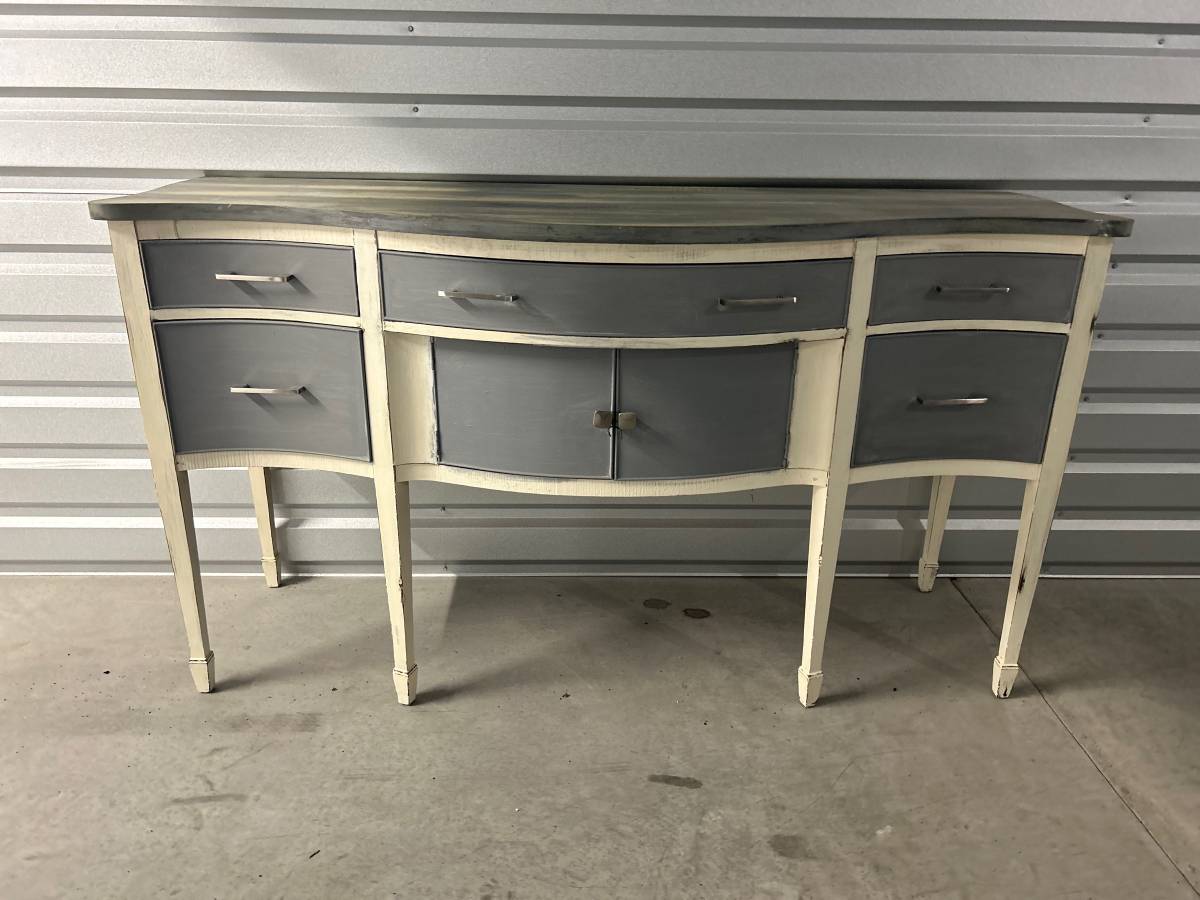 Refurbished Farmhouse Buffet Table