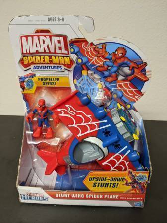 New Hasbro stunt wing spider plane with spider-Man | Looknet